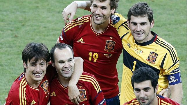 Los jugadores de la selección española tienen una sonrisa «Profident»