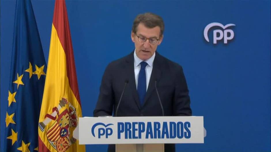Feijóo acusa a Sánchez de Feijóo acusa a Sánchez de