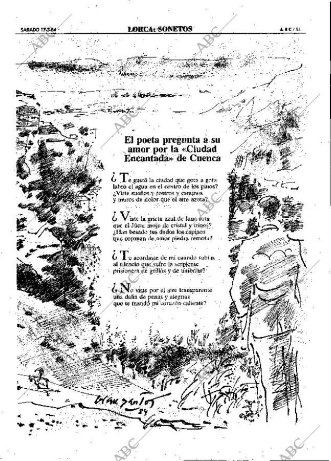 Los sonetos de amor de Lorca - Archivo ABC