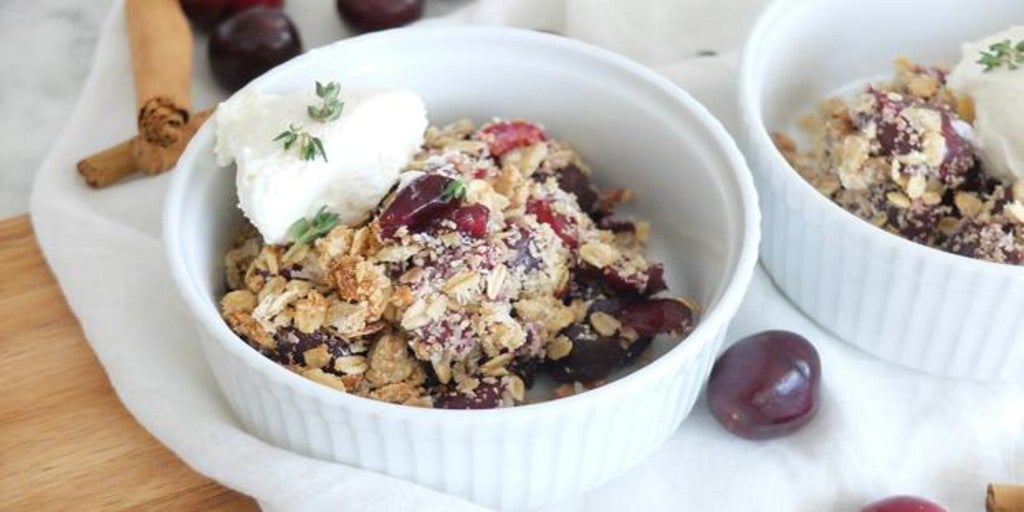 Crumble de picotas asadas, la deliciosa receta que hará que te sientas ...