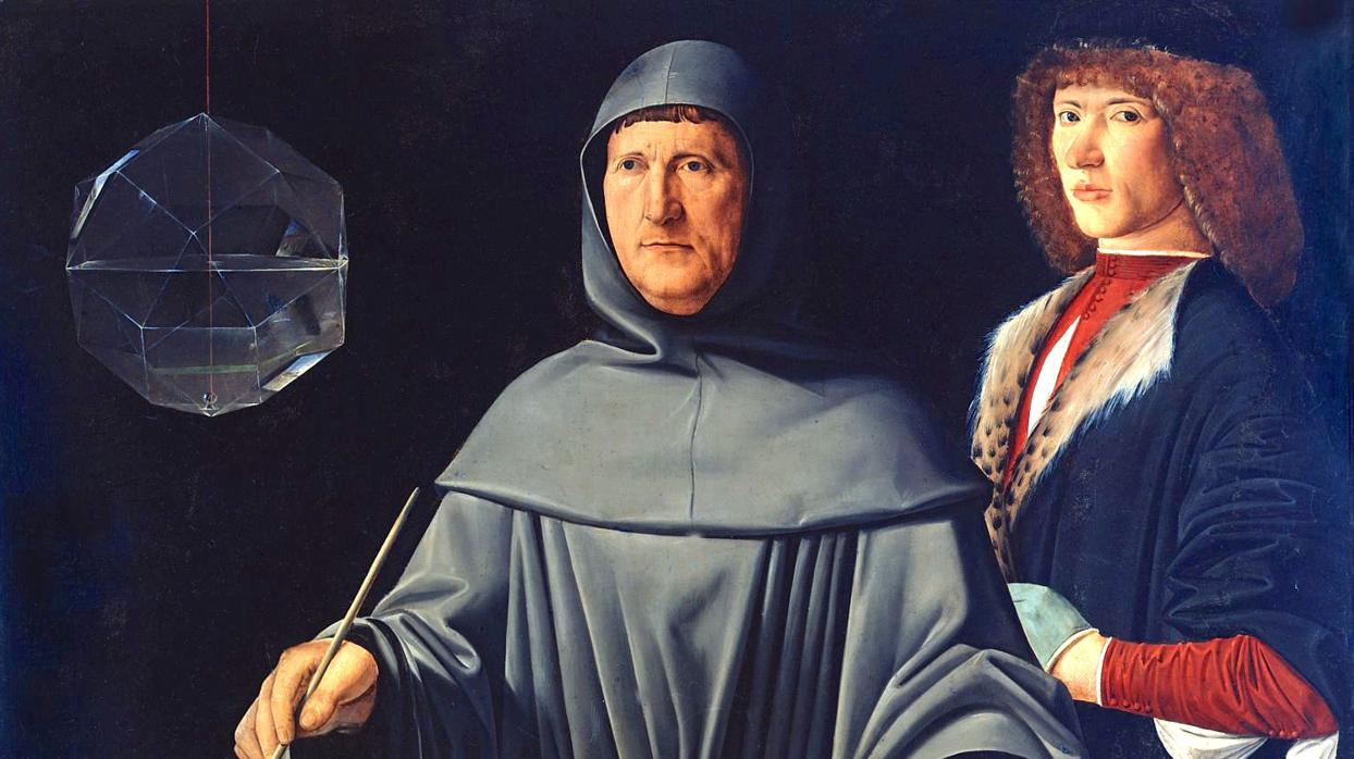 Los enigmas escondidos en el retrato del matemático Luca Pacioli