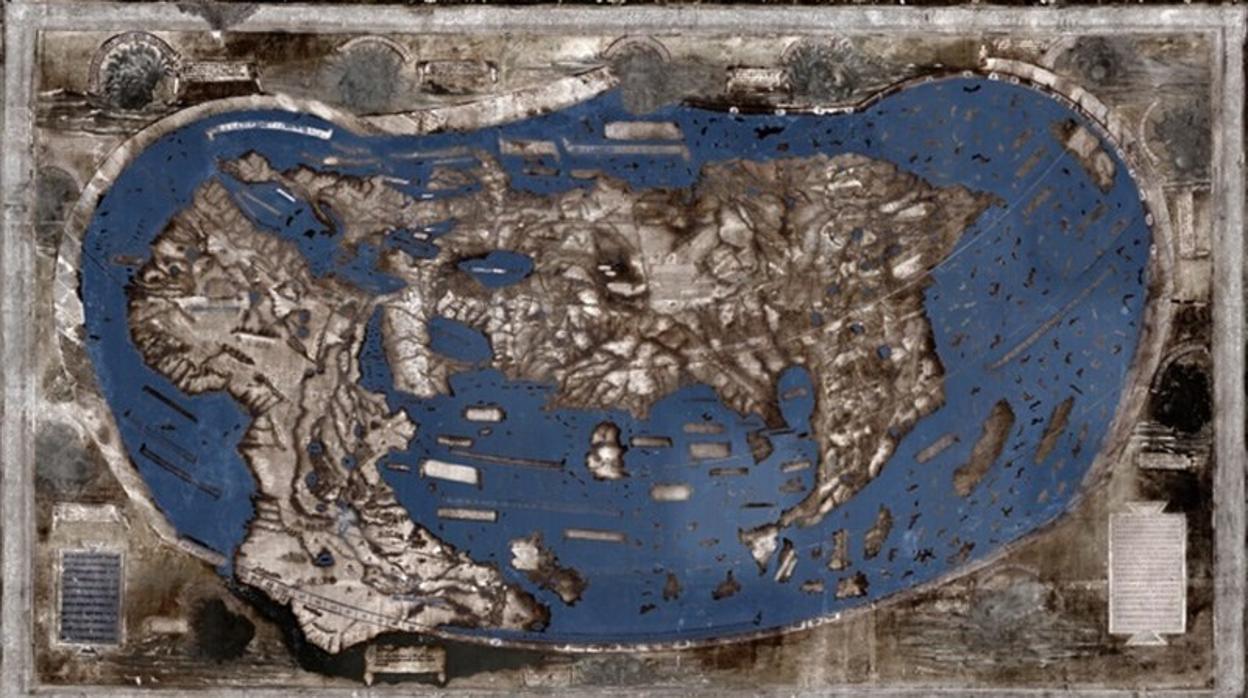 Este mapa de 1491 inspiró a Colón