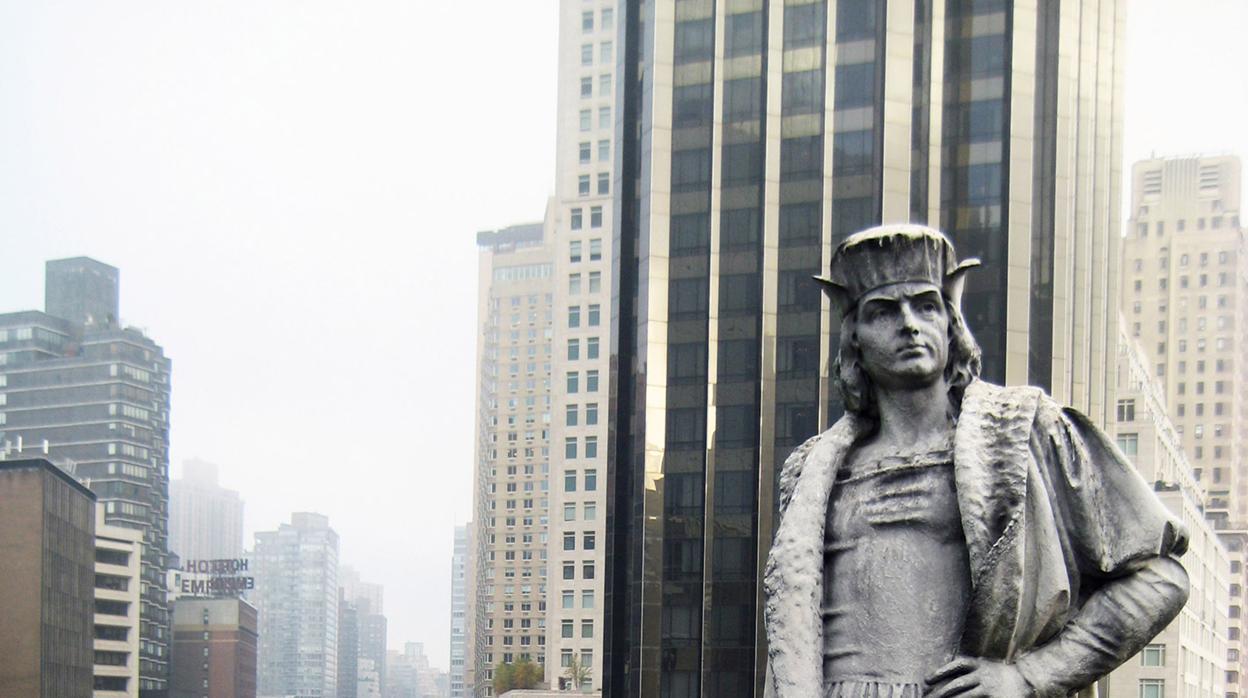 La estatua de Colón en Nueva York, nombrada lugar histórico nacional