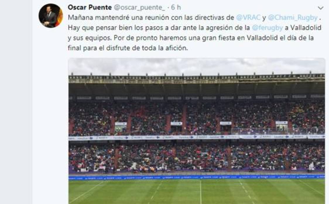 Puente tilda de «agresión» que la final de la Copa del Rey de rugby no ...
