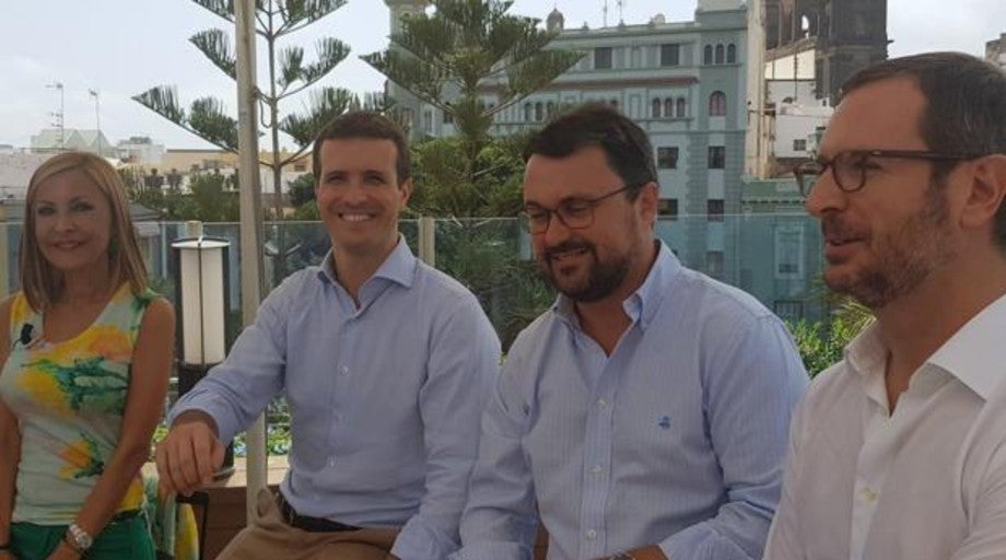 Antona a Curbelo cuando supo que no sería presidente de Canarias ...