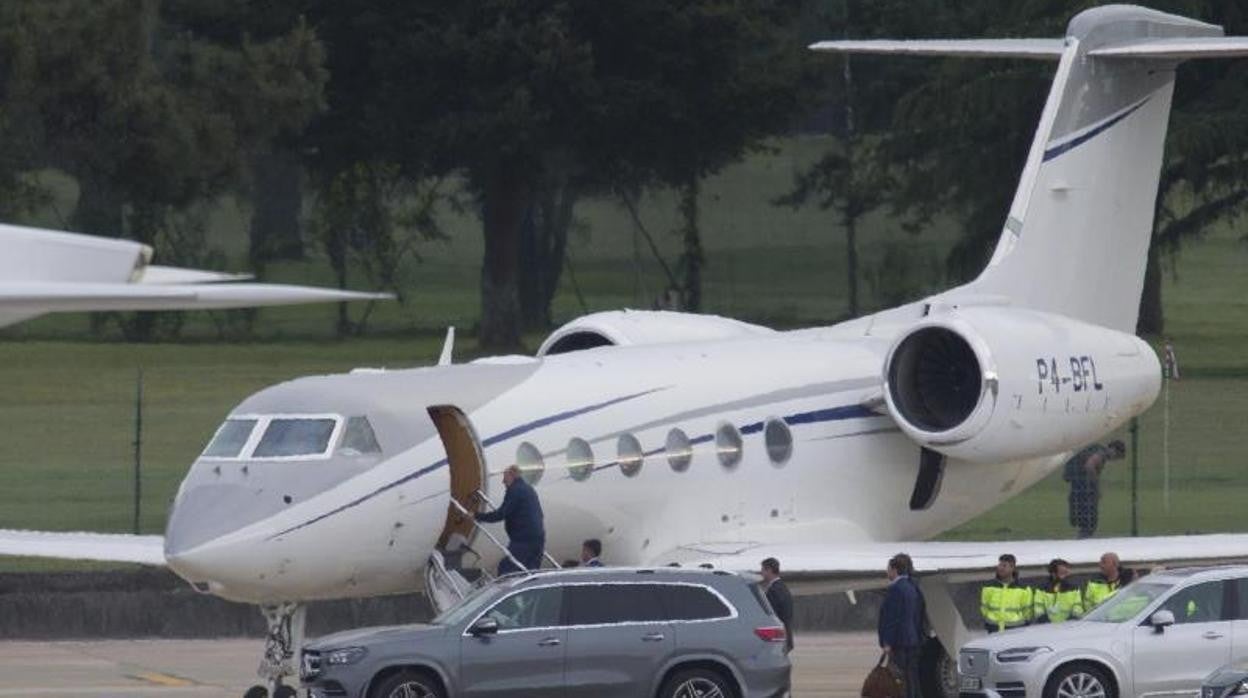 Valoran en 160.000 euros el coste total del alquiler del jet en el que ...