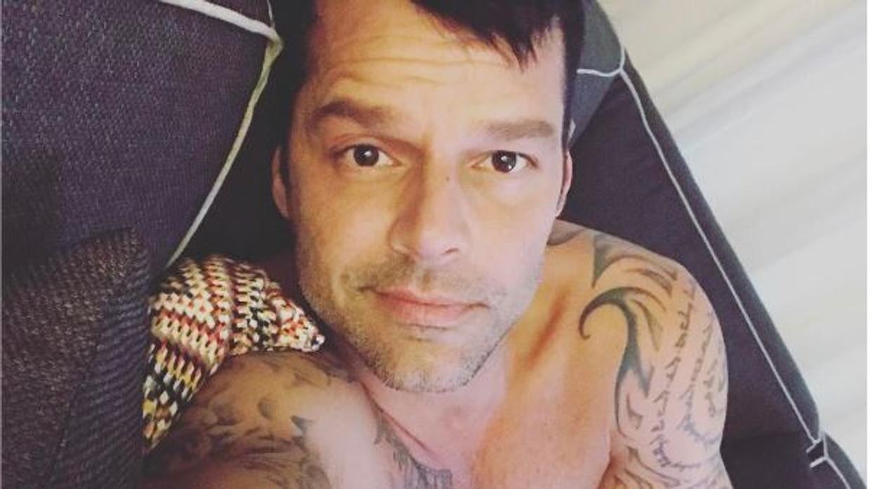 Ricky Martin, semidesnudo en Instagram