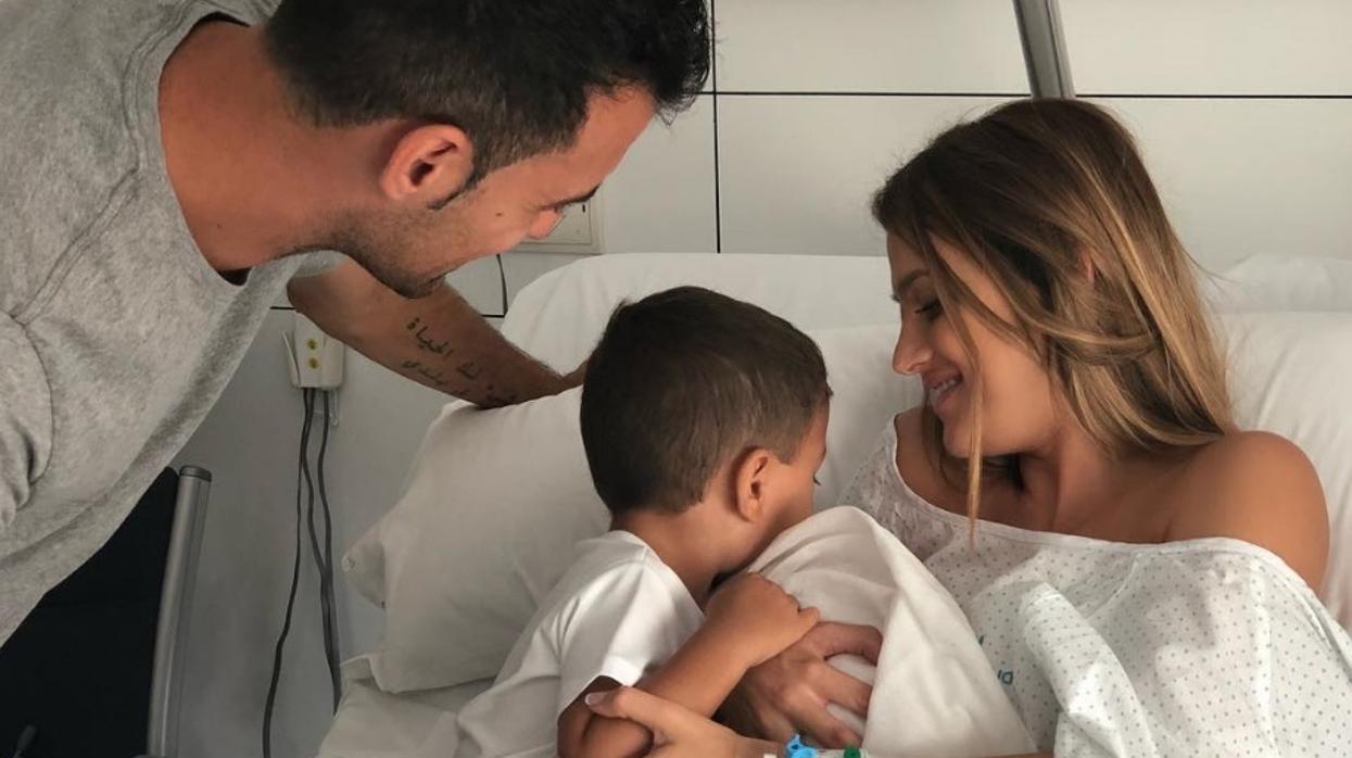 Sergio Busquets se convierte en padre por segunda vez