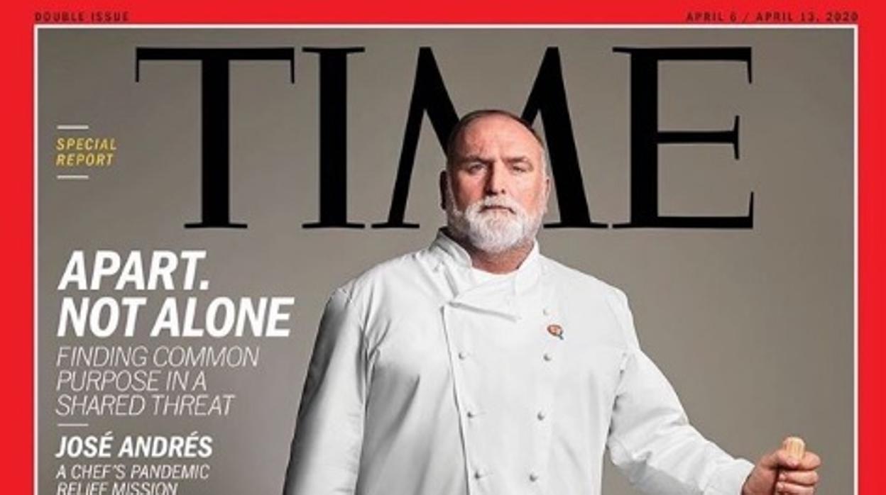 El chef José Andrés, portada de la revista «Time» por su ayuda en la ...
