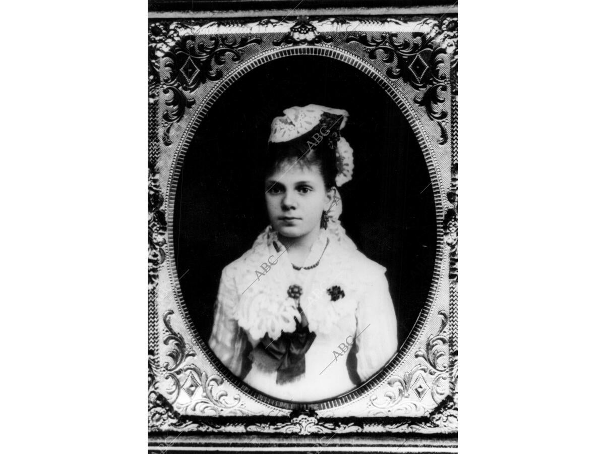 Retrato de la Infanta Doña Eulalia en su juventud - Archivo ABC