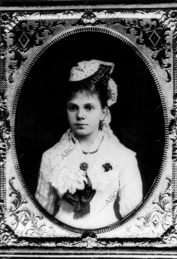 Retrato de la Infanta Doña Eulalia en su juventud - Archivo ABC