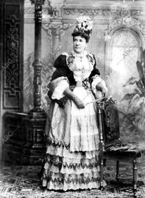 La Infanta doña Isabel en el círculo de Bellas Artes - Archivo ABC