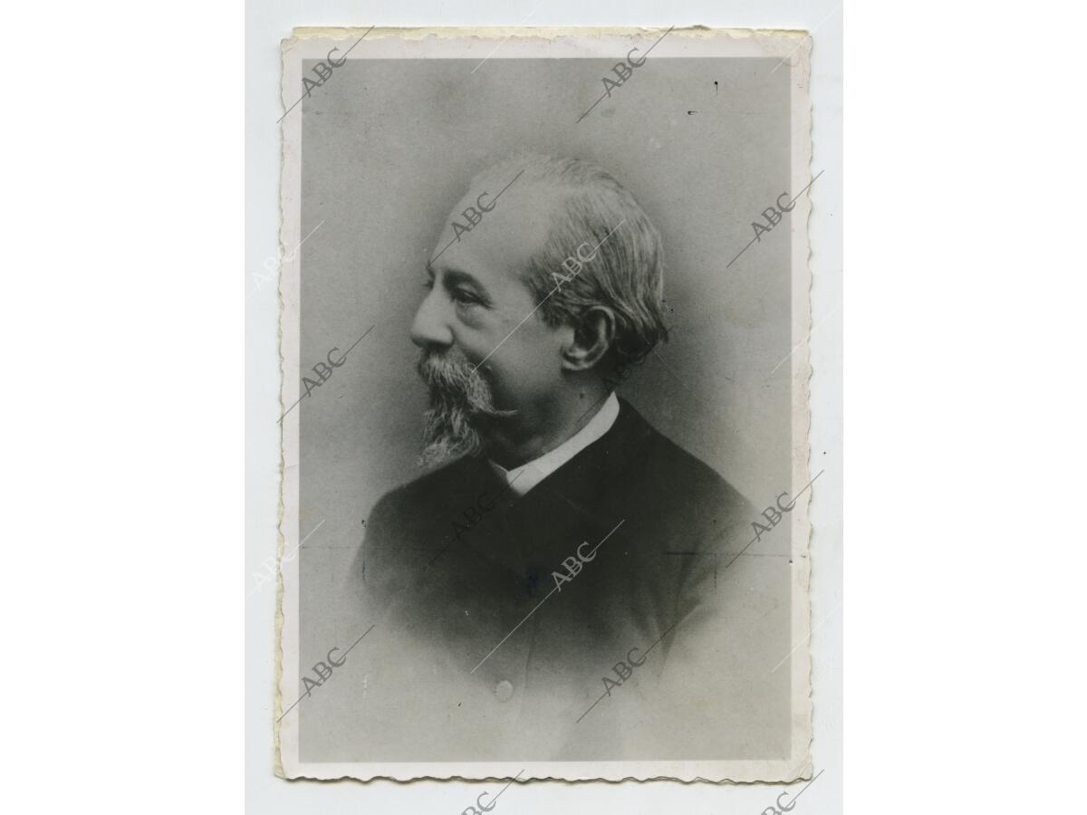 (1890). Retrato de José Zorrilla - Archivo ABC