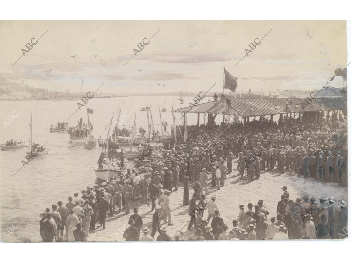 El general Valeriano Weyler, desembarca en la Habana para ponerse al ...