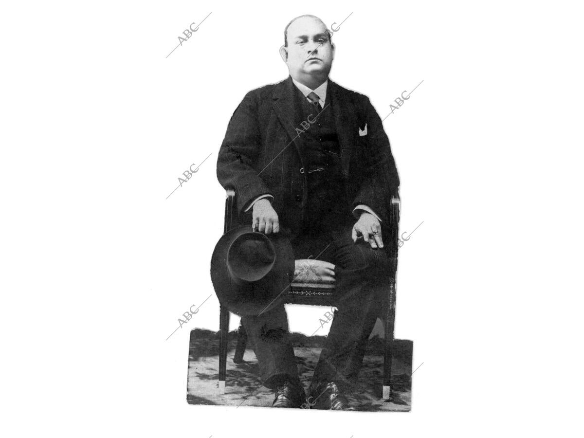 Antonio Chacón, cantaor, hacia 1900 - Archivo ABC