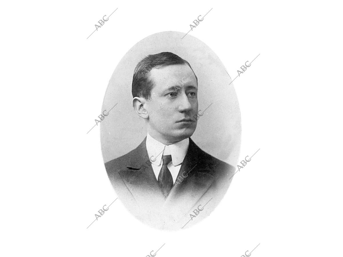 Ell Inventor Guillermo Marconi En 1909 Archivo Abc