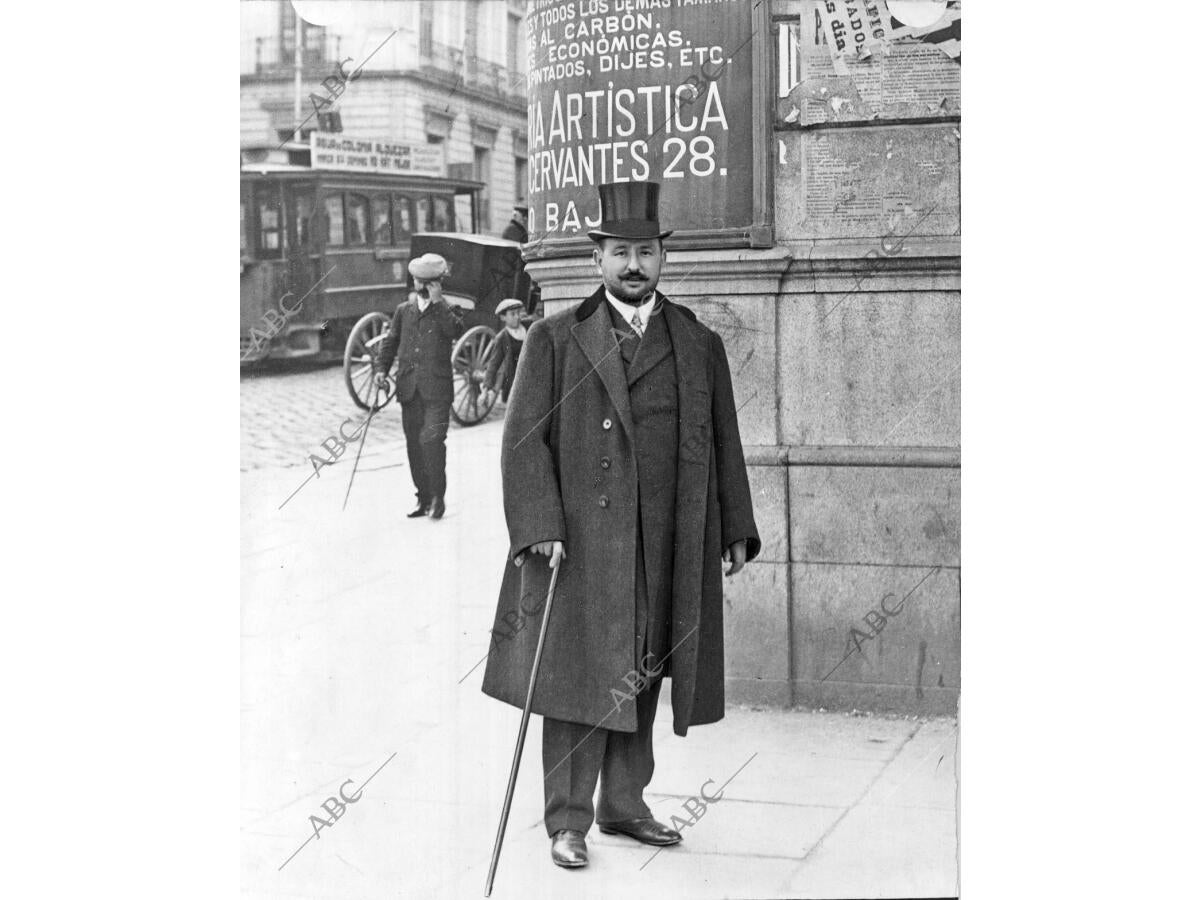 El diputado de la minoría Conservadora, D. Ángel Ossorio y gallardo ...