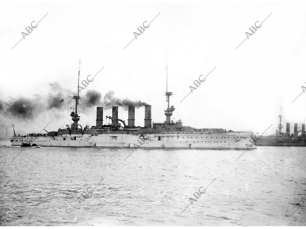 El crucero acorazado Alemán "Scharnhorst", buque almirante Alemán ...