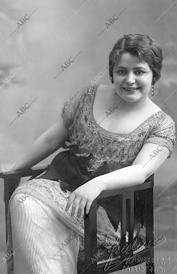 La ilustre artista María Gámez, que anoche Celebró su beneficio en el ...