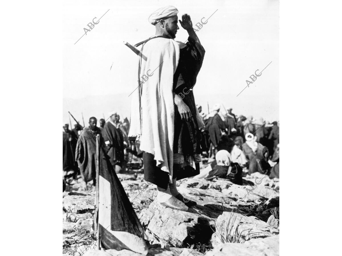 El avance sobre el camino de Alhucemas - Archivo ABC