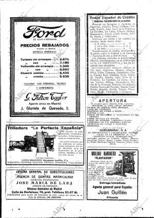 Periódico ABC MADRID 10-07-1921,portada - Archivo ABC