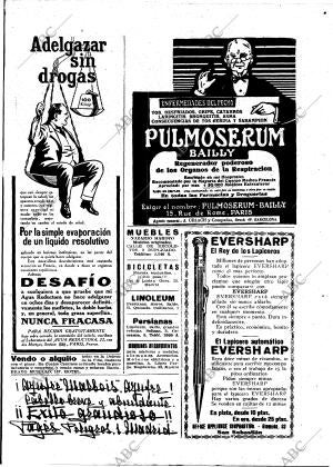 Periódico ABC MADRID 10-07-1921,portada - Archivo ABC