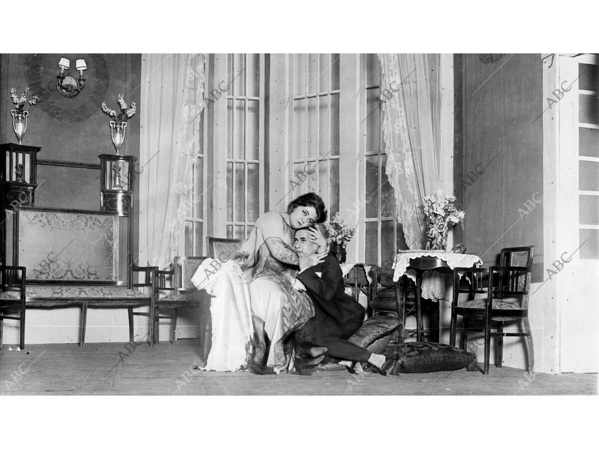 Una escena de la comedia Dramática, en cuatro Actos, de Enrique ...