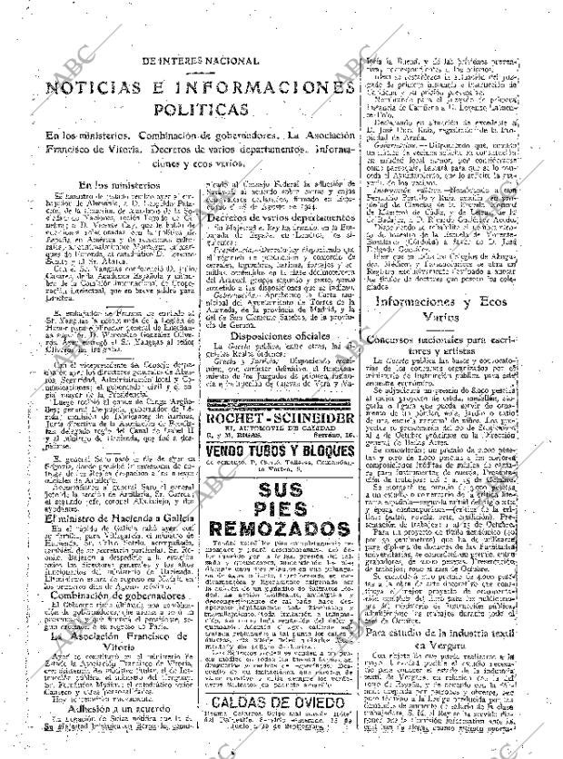 Periódico ABC MADRID 15-07-1926,portada - Archivo ABC