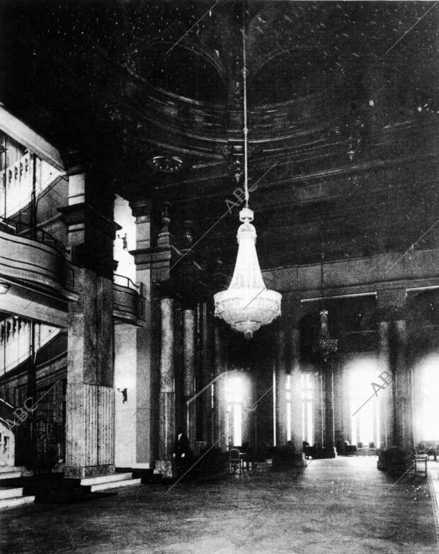 Vista del Vestibulo principal en 1926 - Archivo ABC