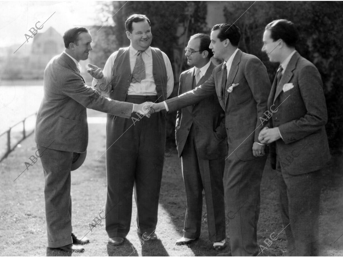 Aquí Vemos A Ugarte, Edgar Neville y López Rubio en Hollywood ...