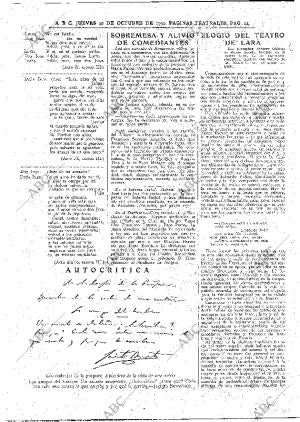 Periódico ABC MADRID 30-10-1930,portada - Archivo ABC