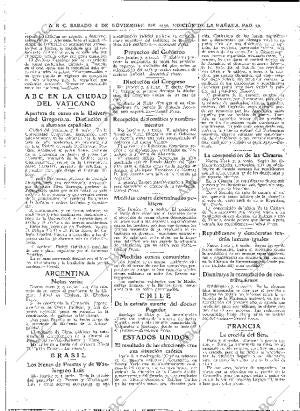 Periódico ABC MADRID 08-11-1930,portada - Archivo ABC