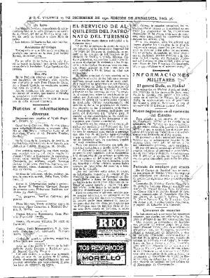 Periódico ABC SEVILLA 19-12-1930,portada - Archivo ABC