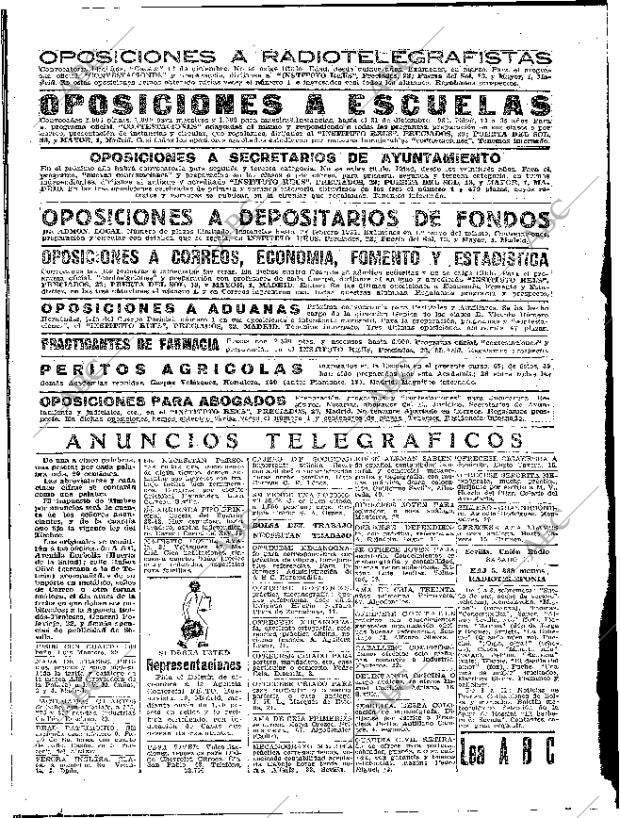 Periódico ABC SEVILLA 20-12-1930,portada - Archivo ABC