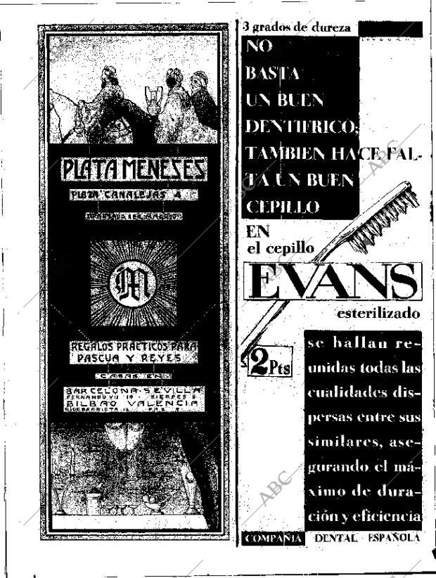 Periódico ABC SEVILLA 20-12-1930,portada - Archivo ABC