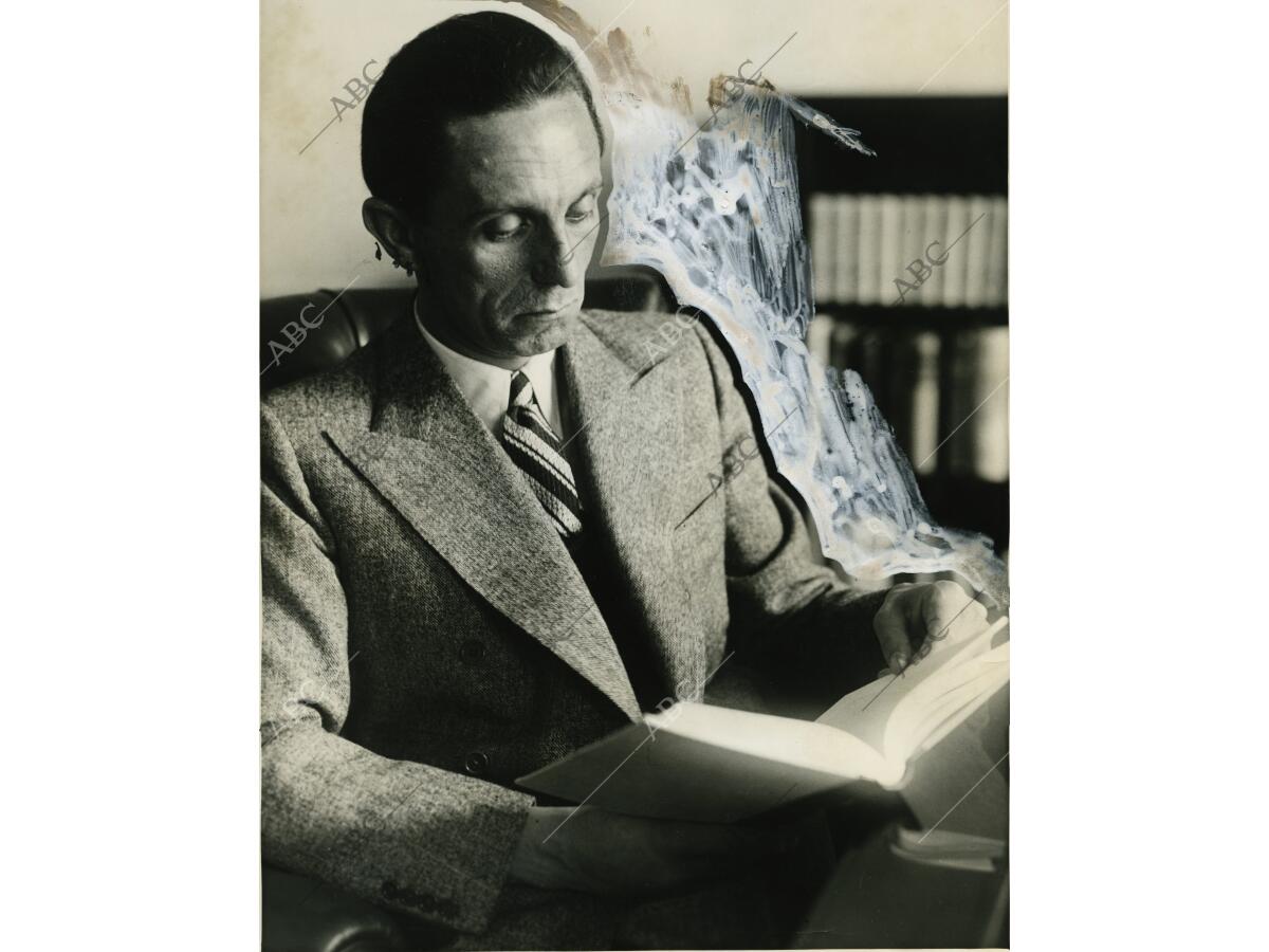 El doctor Paul Joseph Goebbels, ministro de propaganda del tercer Reich ...