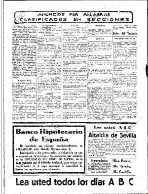 Periódico ABC SEVILLA 23-02-1937,portada - Archivo ABC