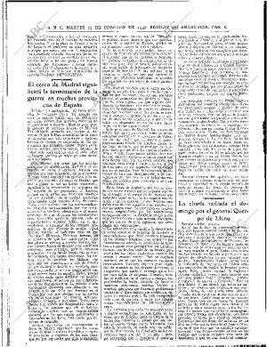 Periódico ABC SEVILLA 23-02-1937,portada - Archivo ABC