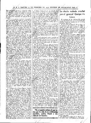Periódico ABC SEVILLA 23-02-1937,portada - Archivo ABC
