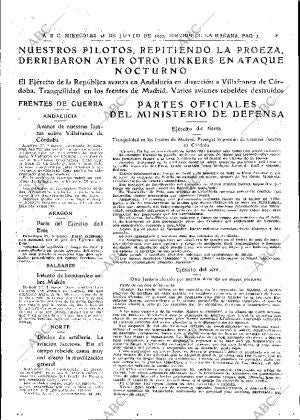 Periódico ABC MADRID 28-07-1937,portada - Archivo ABC