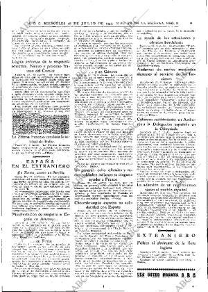 Periódico ABC MADRID 28-07-1937,portada - Archivo ABC