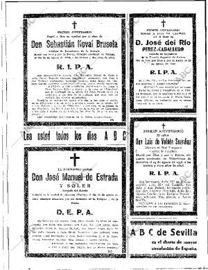 Periódico ABC SEVILLA 22-08-1937,portada - Archivo ABC