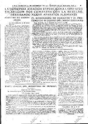Periódico ABC MADRID 11-12-1937,portada - Archivo ABC