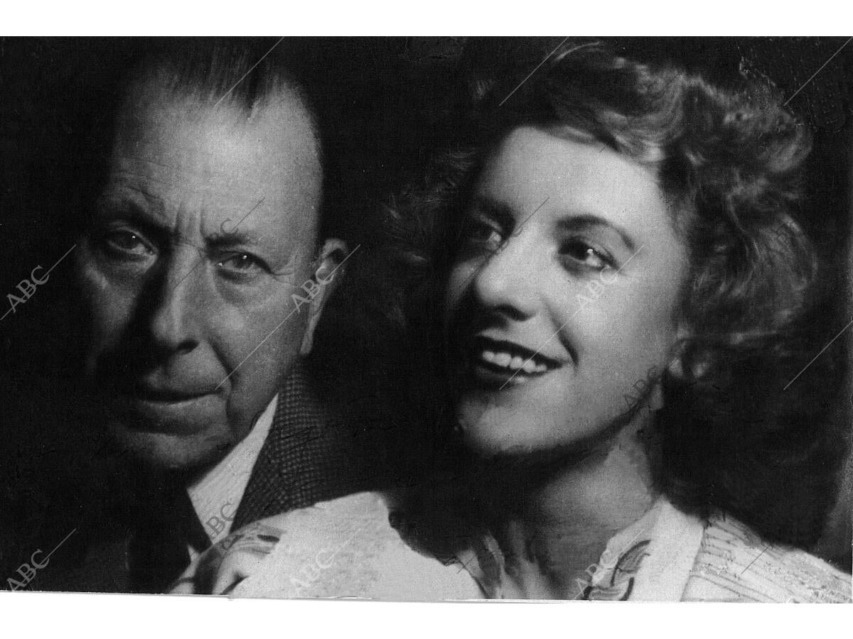 María Isbert con su Padre, el inolvidable pepe Isbert - Archivo ABC