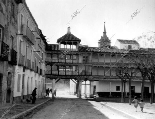 Plaza del pueblo Tembleque (Toledo) - Archivo ABC