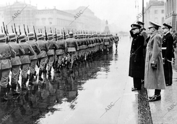 Ramón Serrano Suñer en su visita A Berlín - Archivo ABC