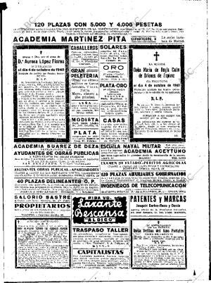 Periódico ABC MADRID 05-10-1940,portada - Archivo ABC