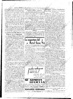 Periódico ABC MADRID 05-10-1940,portada - Archivo ABC