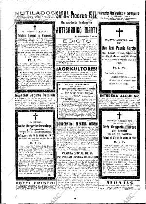 Periódico ABC MADRID 15-01-1942,portada - Archivo ABC