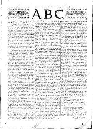 Periódico ABC MADRID 15-01-1942,portada - Archivo ABC